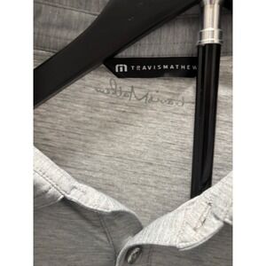 Travis Mathew | Shirts | Travis Mathew Mens Gray Heathered Polo Grand ...